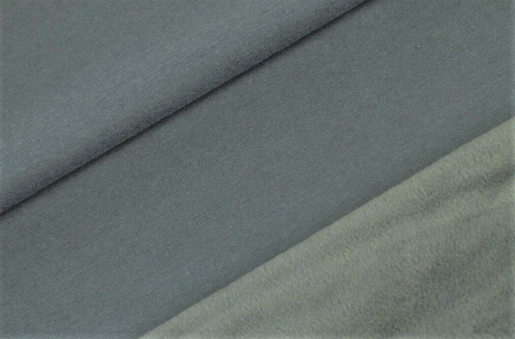 Stoffe online kaufen - Alpenfleece "Noah" uni dark salmon